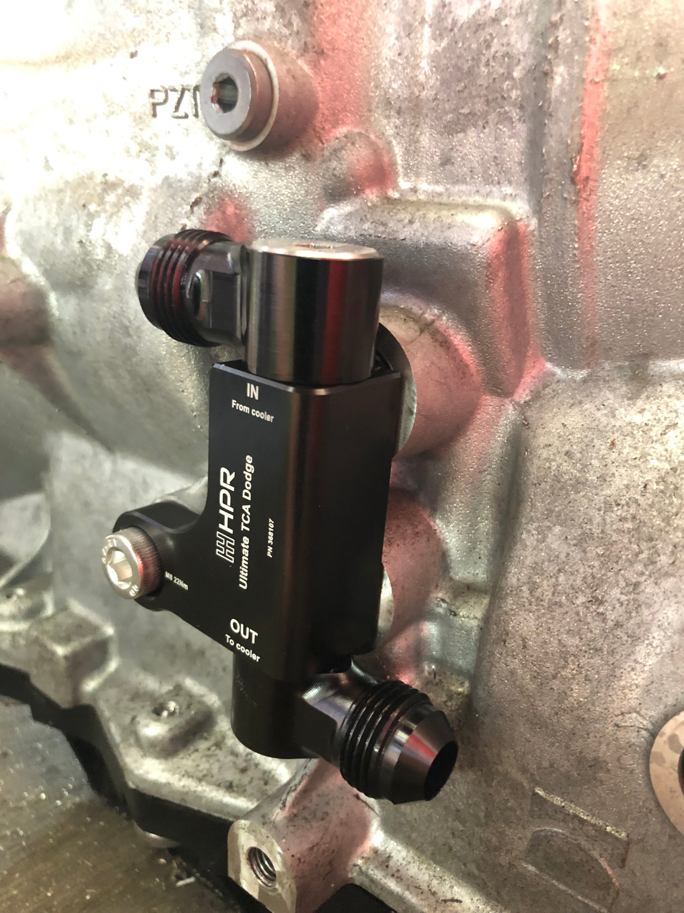 Dodge RAM 8HP Ultimate TCA Transmission cooler adapter