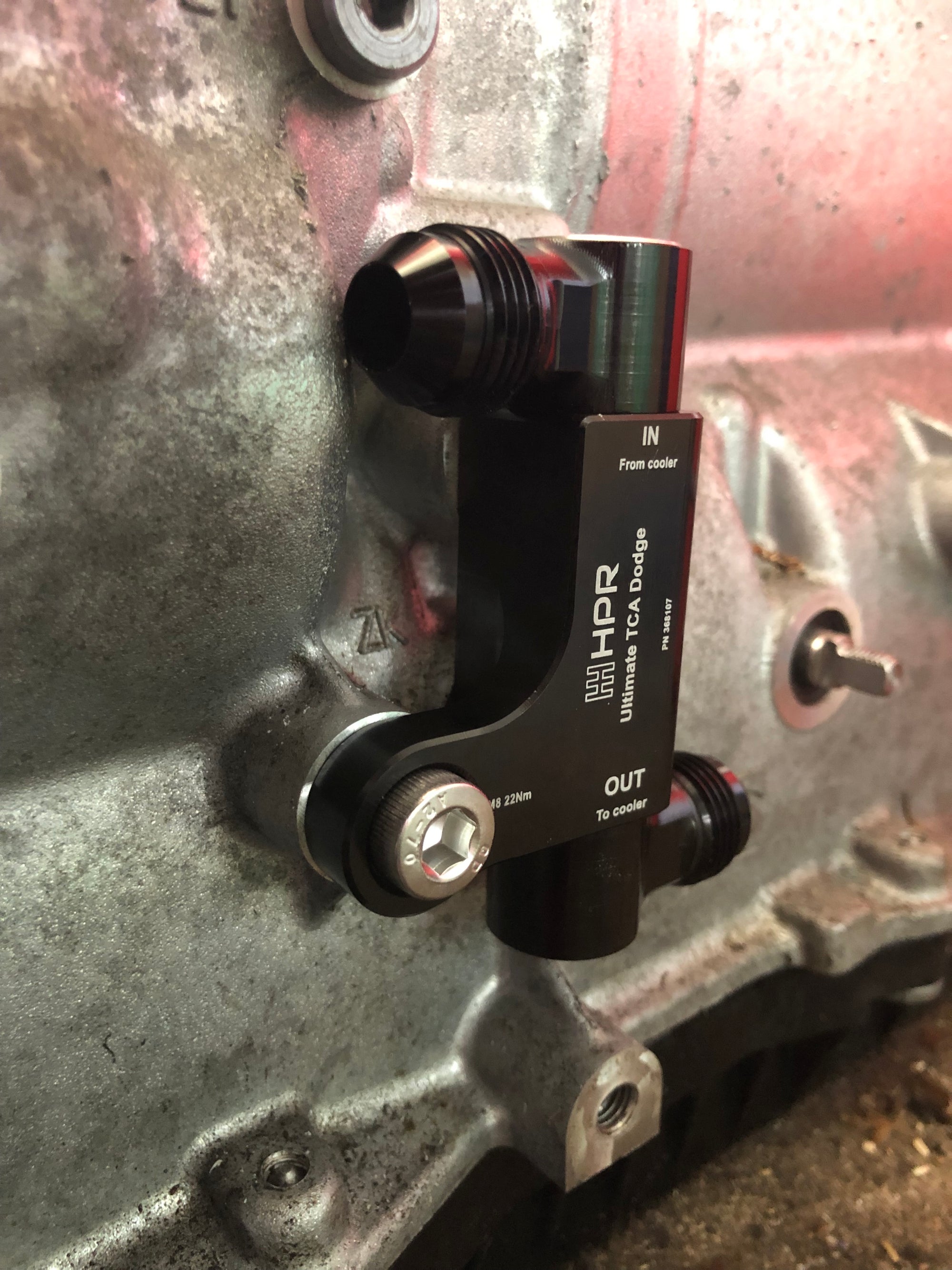 Dodge RAM 8HP Ultimate TCA Transmission cooler adapter